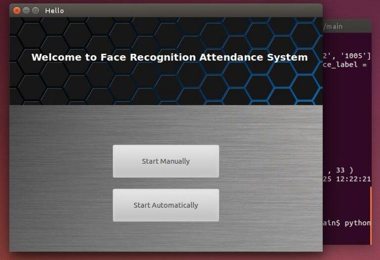 Face Recognition Application for Security Purposes